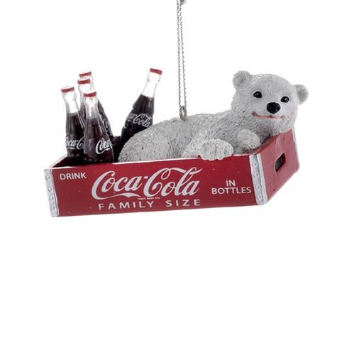 Osito polar en caja Coca-Cola | navidecor