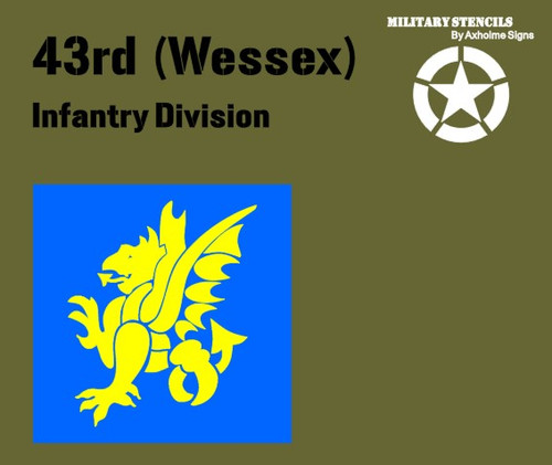 43RD INFANTRY DIVISION MARKINGS | Axholmesigns