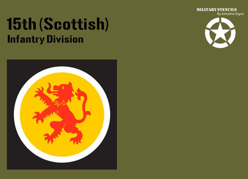 15TH INFANTRY DIVISION MARKINGS | Axholmesigns