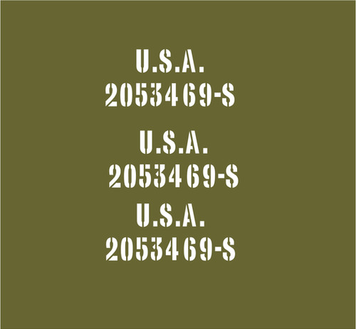 3x US HOOD NUMBERS KIT | Axholmesigns