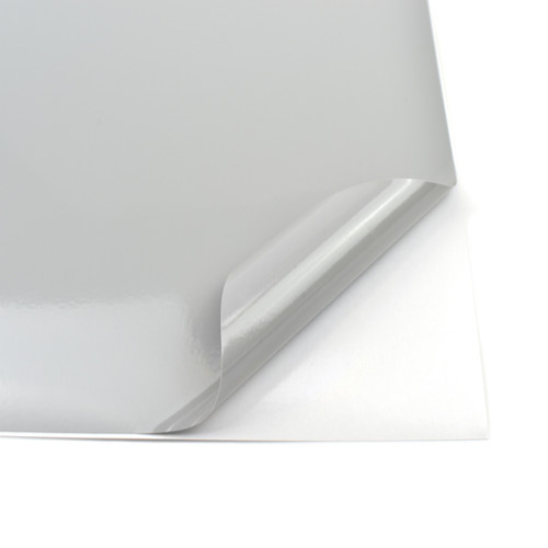 A4 Glossy Grey Coloured Sticker Vinyl Label | Only Laser Printable ...