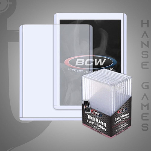 BCW Toploader 168pt (Thick Cards) | Hanse-Games