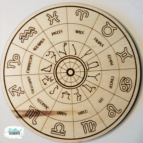 Zodiac Wheel Crystal Grid | Brilliant Elements