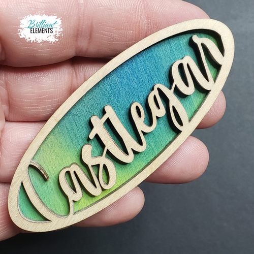 Castlegar - Area Keychain | Brilliant Elements