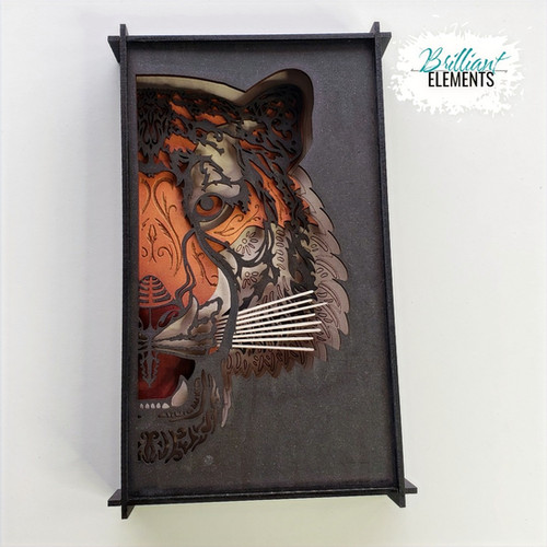 Tiger Shadow Box | Brilliant Elements