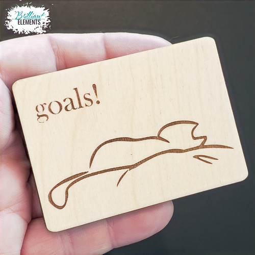 Cat Goals Magnet | Brilliant Elements