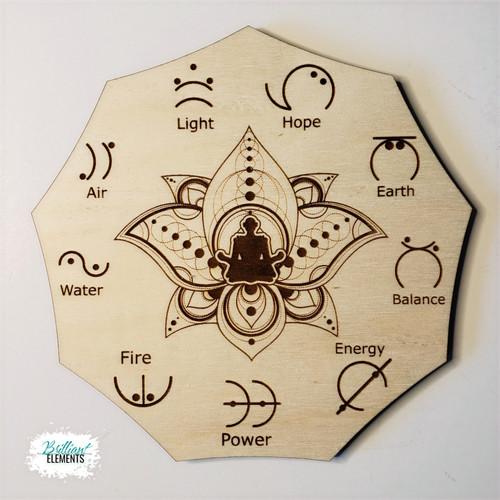 Lotus Flower Crystal Grid | Brilliant Elements
