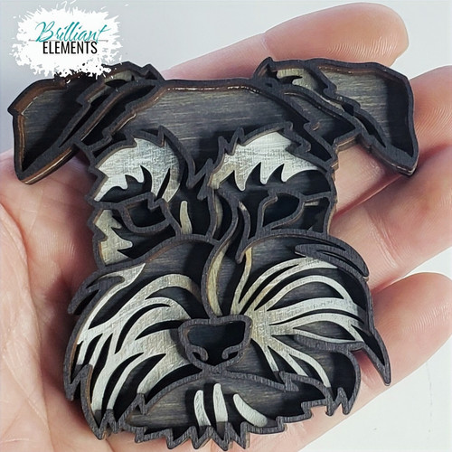 Schnauzer Magnet | Brilliant Elements
