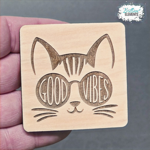 Good Vibes Cat Magnet | Brilliant Elements