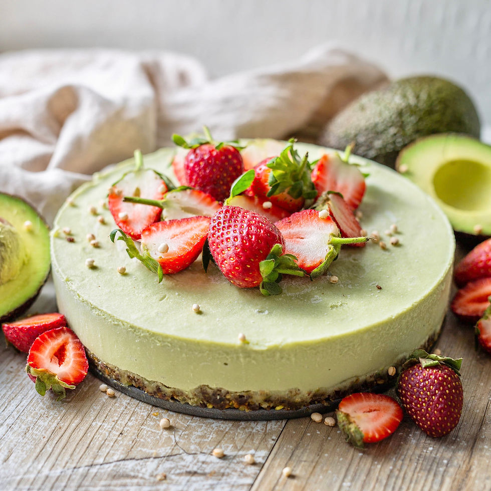 Raw vegan avocado cake | My Site