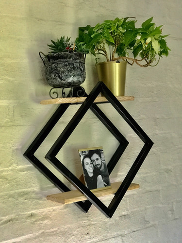 Two Tier Diamond Shelf | SteelStuff