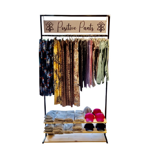 Combo Display With Signage | SteelStuff