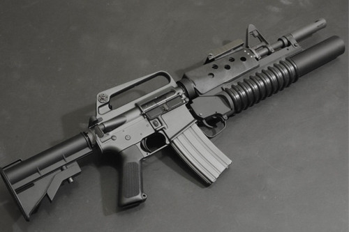 SWIT Custom VFC XM177E2 With G&P M203 Airsoft Rifle | SWIT Airsoft