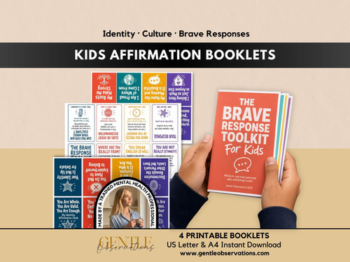 Latinx Kids Affirmation Booklets | Gentle Observations