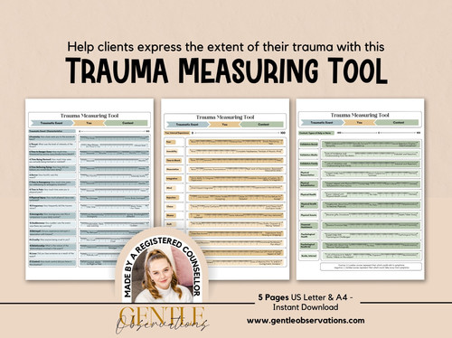 Trauma Measuring & Communication Tool | Gentle Observations