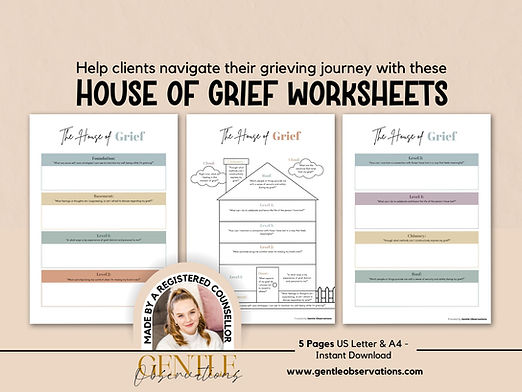 grieving process worksheet