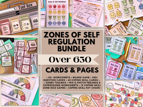 Zones of Self-Regulation Bundle | Gentle Observations