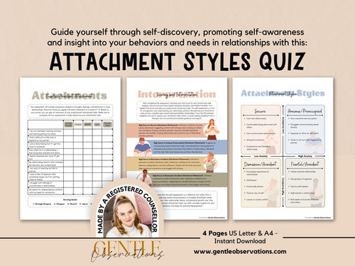 Attachment Styles Self-Assessment | Gentle Observations