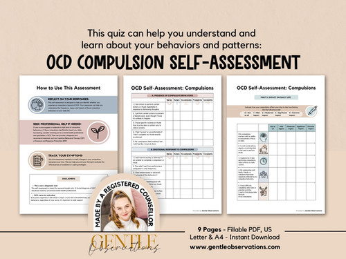 OCD Compulsions Self-Assessment for Teens & Adults | Gentle Observations