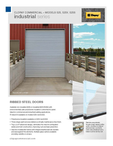Clopay Industrial Series – Models 525, 525V, 525S | All American Service