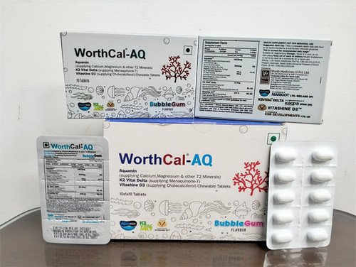 WORTHCAL AQ - Chewable Tablets | Worth Medicines