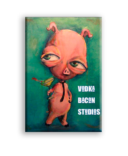 Vodka Bacon Studios Magnet | vodkabaconstudios