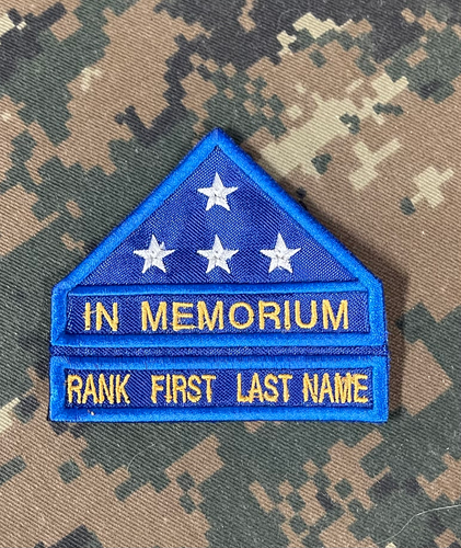 IMO Folded Flag with one name | Symbolic LLC