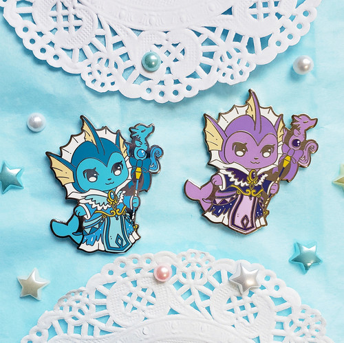 Elementalist: Hydro Mage Enamel Pin | nyanzilla