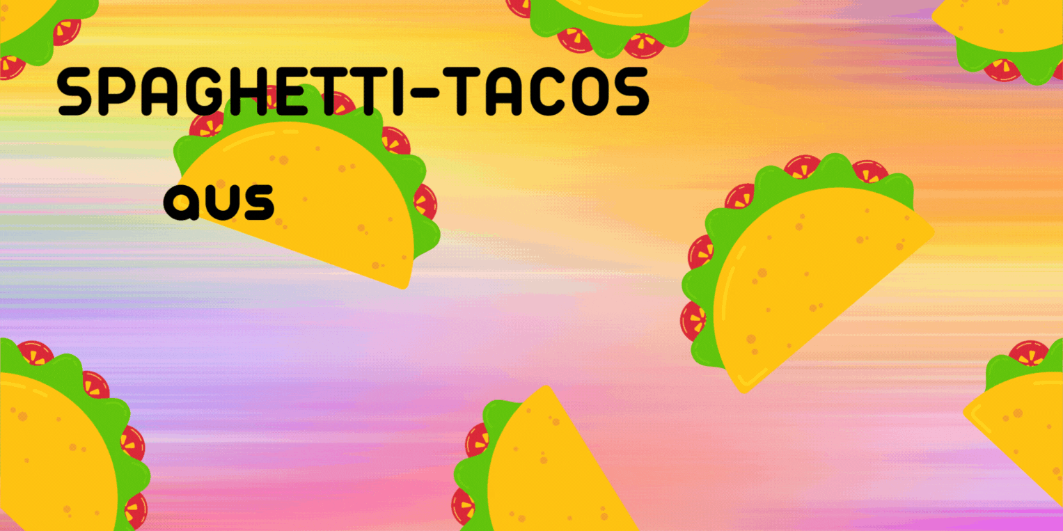 Spaghetti-Tacos aus iCarly