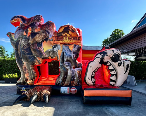 Jurassic World Bounce House Combo Rental | Shark Party Rental