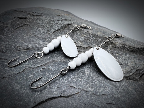 All White Spinner | troutwhisperertackle