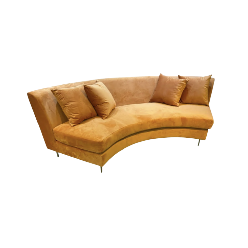 SOFA MODULAR PALERMO COLOR NARANJA 133''X65''X30 | Alkifiesta