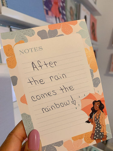 Rainbow Notepad | Copper and Brass