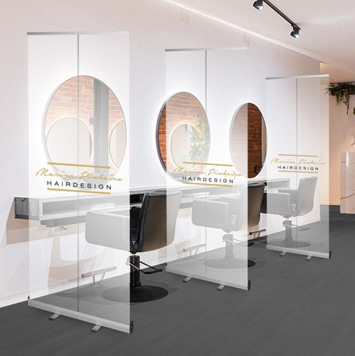 Roll Up Transparent PVC Portable Screens 500 microns | Coloursource Limited