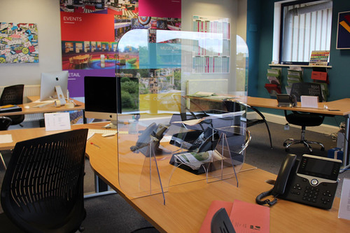 Fixed Acrylic Safety Screens (including Cut Out) | Coloursource Limited