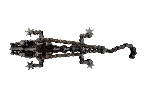 Alligator Metal Sculpture - Unique Wildlife Art, Buy Online