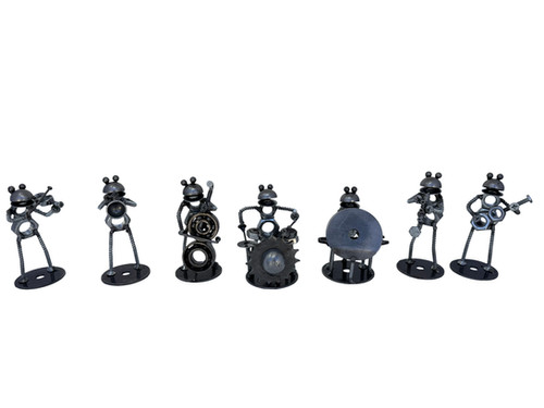 The Frog Band Metal Sculpture - Unique Art, Buy Online