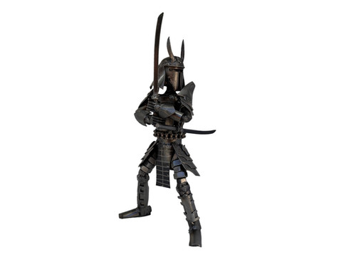 Galactic Samurai Warrior – Battle Stand | Handmade Metal Samurai ...