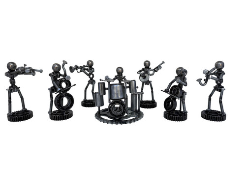 The Whole Band Metal Sculpture - Musical Art, Buy Online