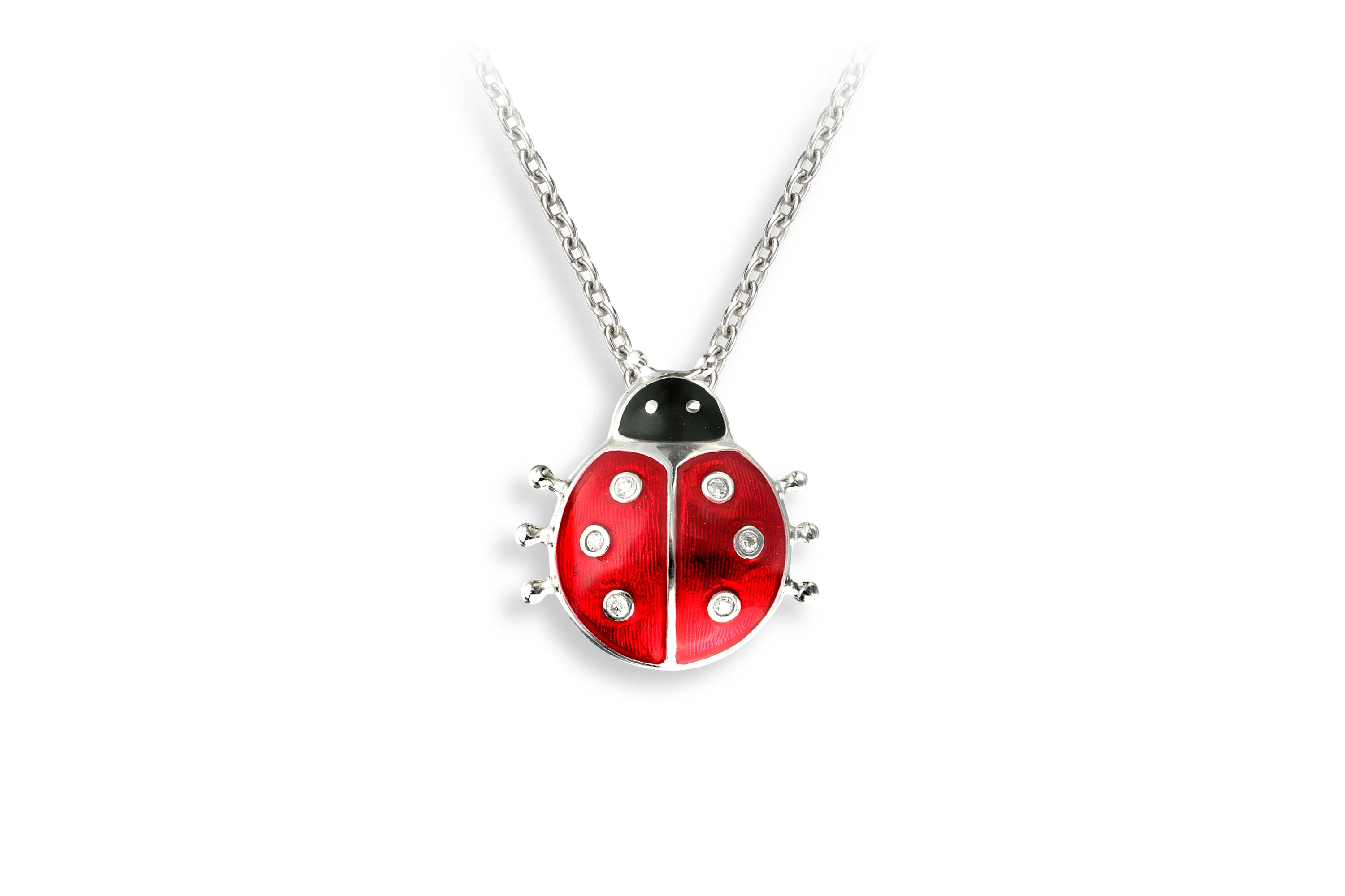Red Ladybird Necklace | Sennen Jewellery