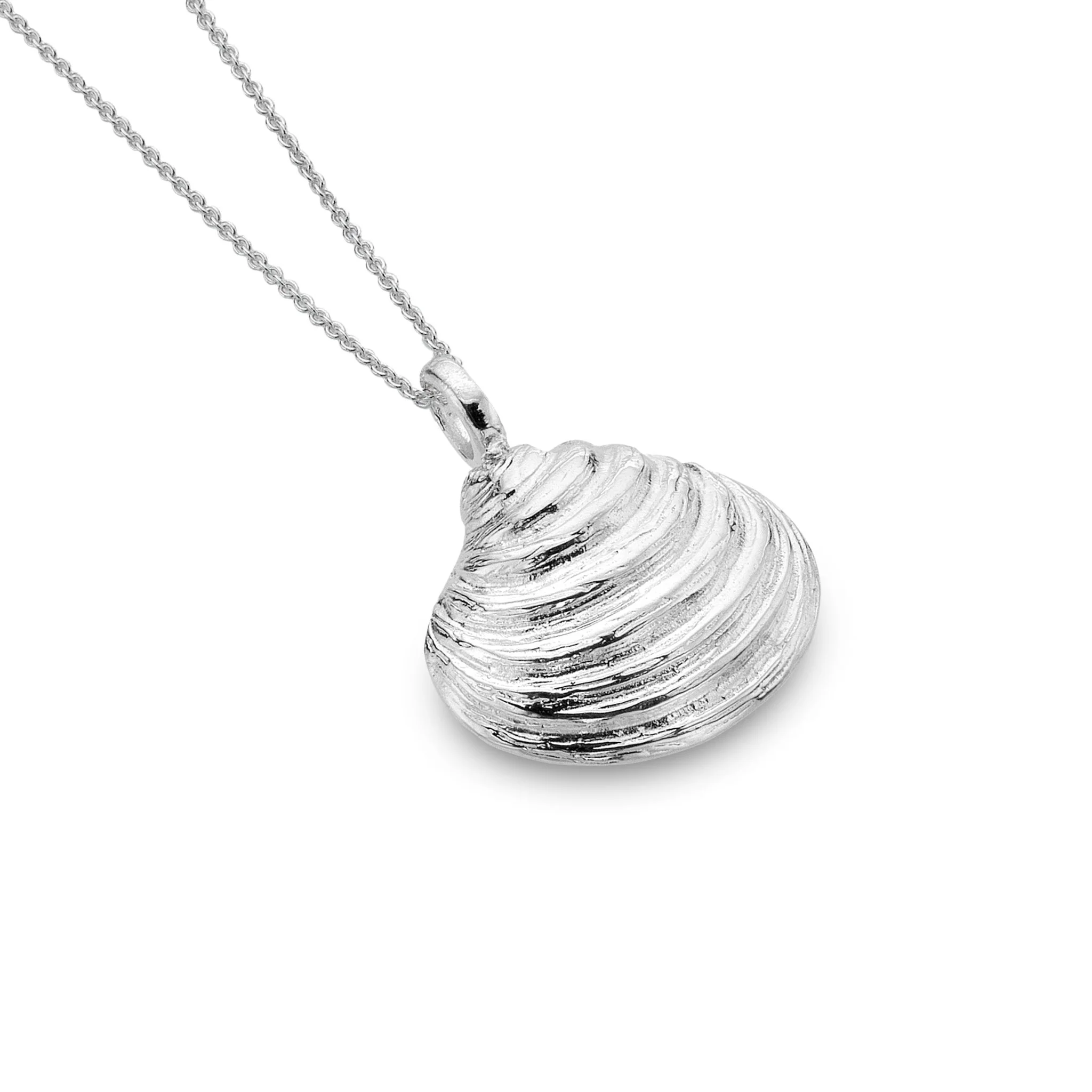Mounts Bay Clam Shell Pendant | Seaside Jewellery