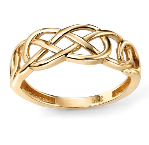 Celtic Pattern Ring in 9ct Gold | Kernow Gold