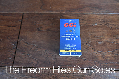 CCI .22LR Quiet Segmented Hollow Points Ammo, 50rds | The Firearm Files