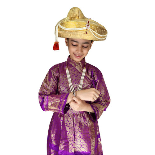 Shop Boys Magenta Peshwai Barabandi | Gore Ani Mandali