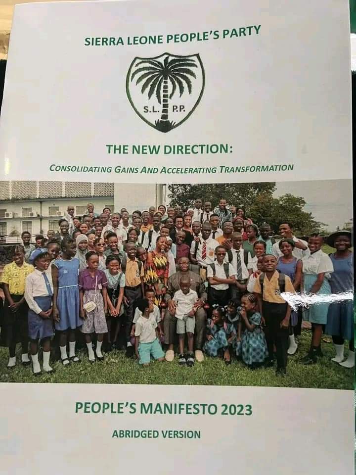 SLPP has released their 2023-2028 manifesto, a food focused campaign ...
