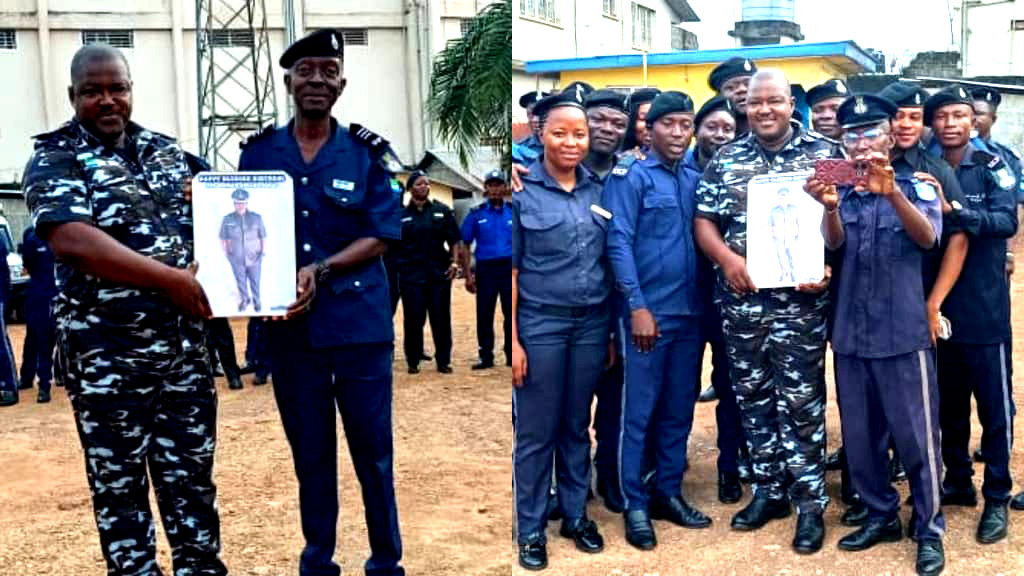 Kenema Police Division Celebrates CSP Osman Sesay for Exemplary Service