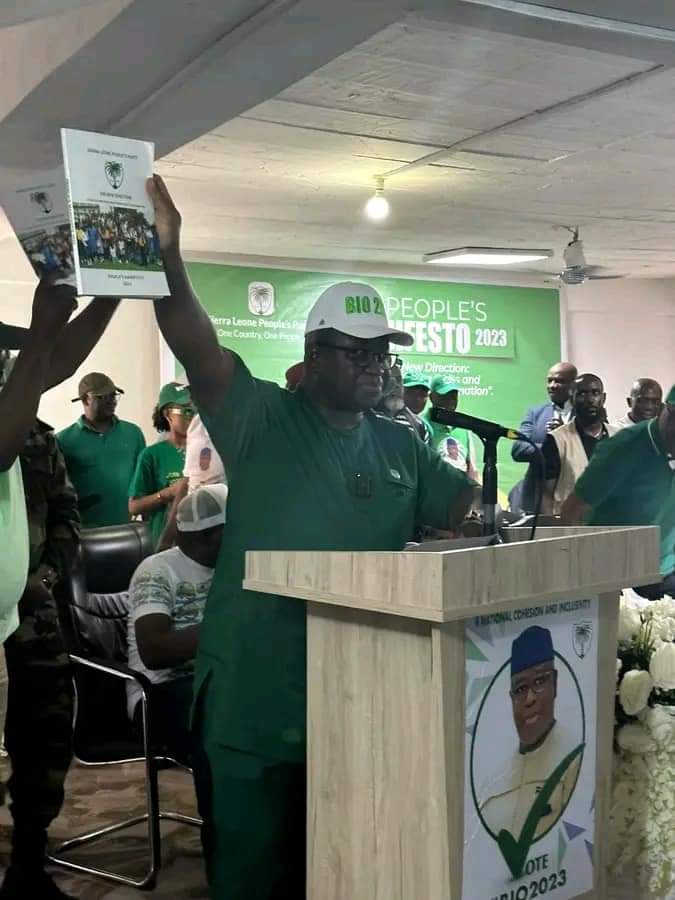 SLPP has released their 2023-2028 manifesto, a food focused campaign ...