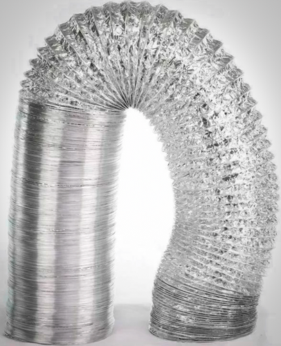 Alu-Flex Hose 80mm - collapsible warm air duct - 5m | DT3D