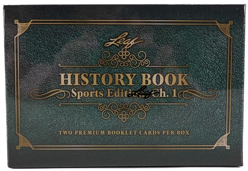 2023 Leaf History Book Sports Edition: Chapter 1 Hobby Box | Coastal ...