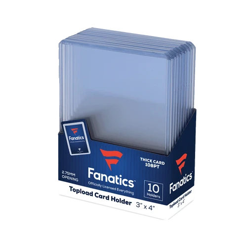 Fanatics 108 Point Top Loaders (10 Pack) | Coastal Sports Collectibles